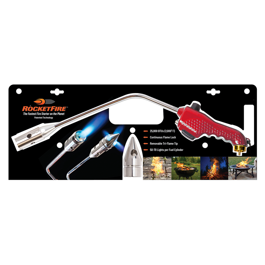 The RocketFire™ Torch | The Ultimate Grilling Lighter & Fire Torch